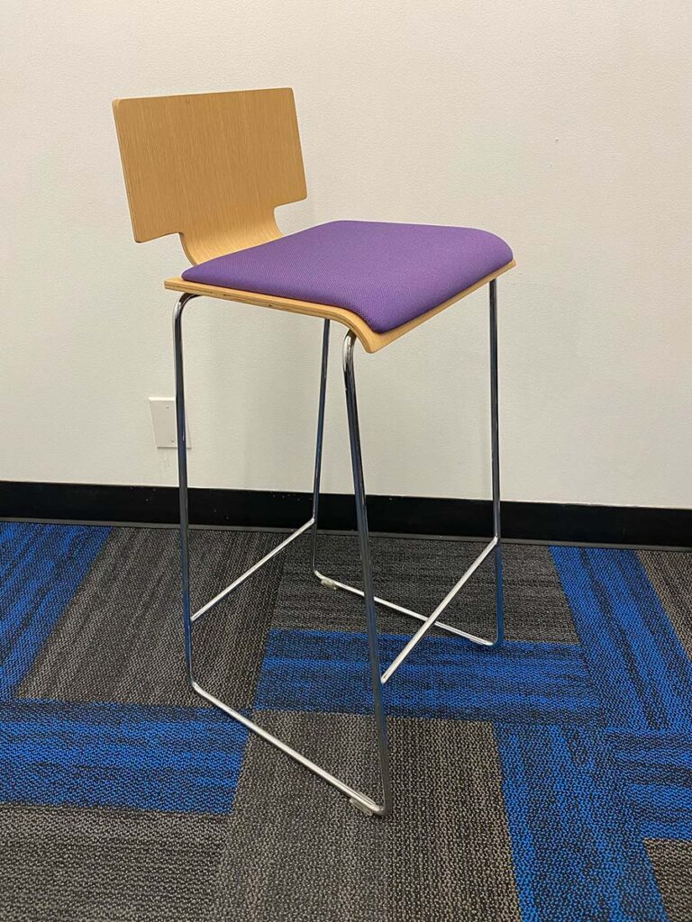 Arcadia Stool Purple - Main Street Office Furniture